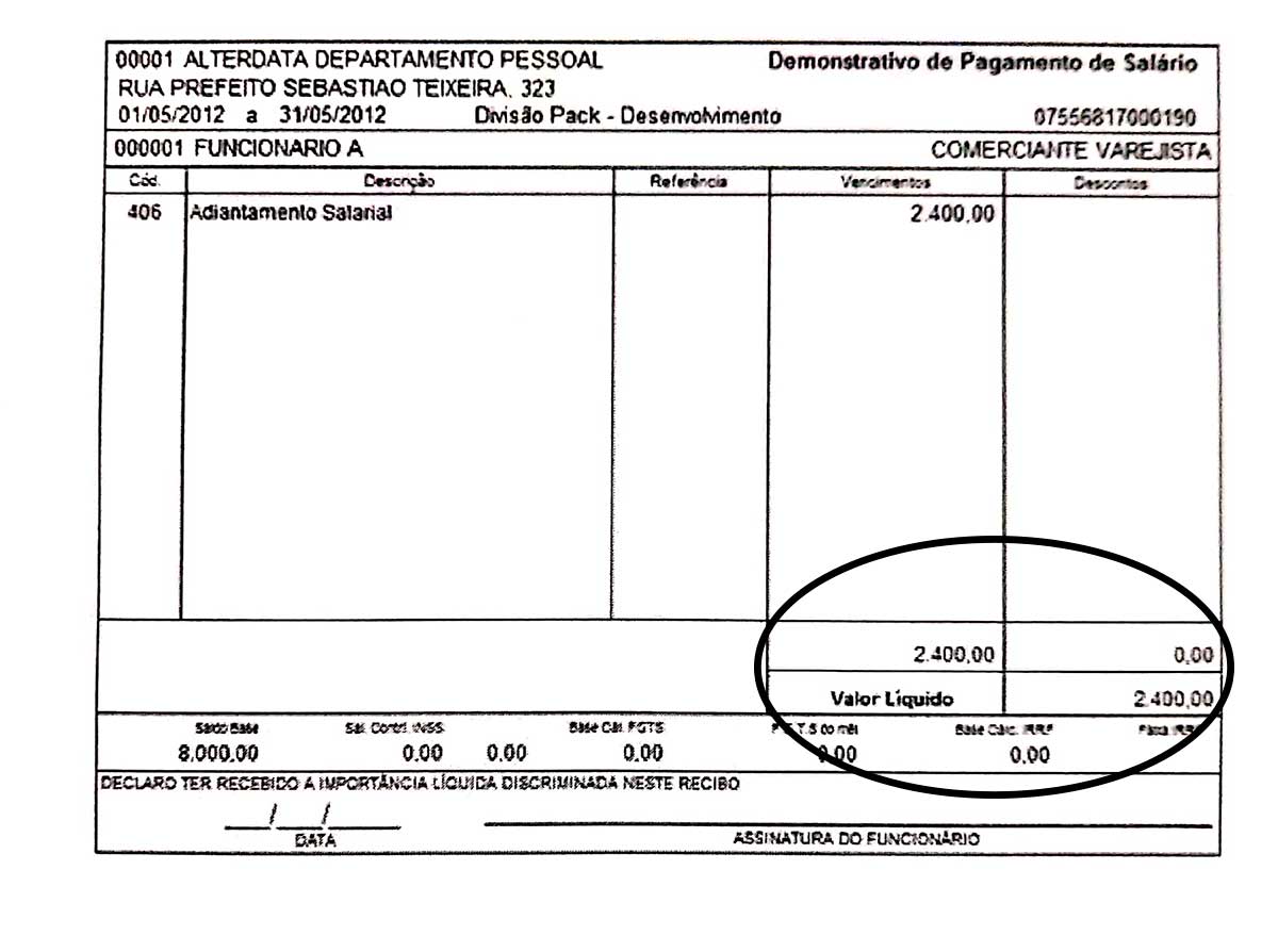 ATENÇÃO VIGILANTES COM VALOR A RECEBER NO CONTRA-CHEQUE E TRCT ...
